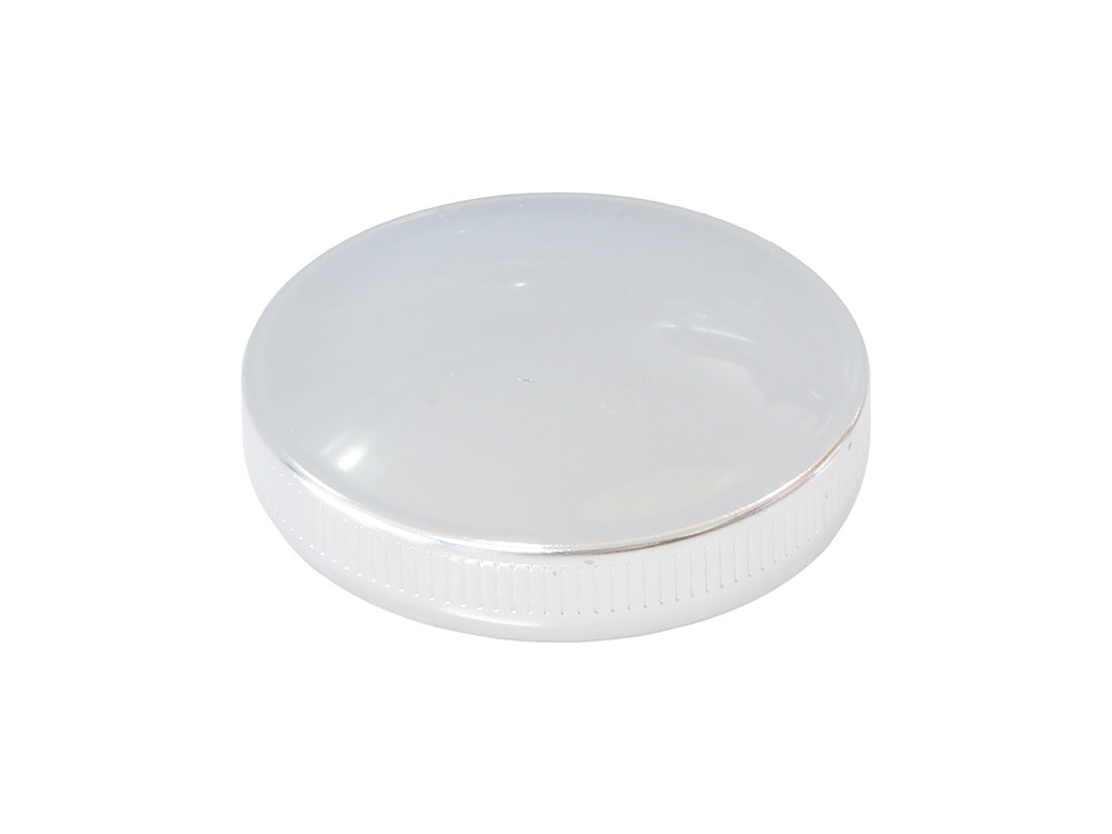 Early Style Right Hand Side Vented Fat Bob Fuel Cap – Chrome. Fits Big